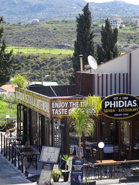 Restaurant Guide Coral Bay | Cyprus Holiday Villas